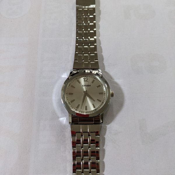 citizen quartz mens watch Silver Color Made in Japan | WatchCharts ...