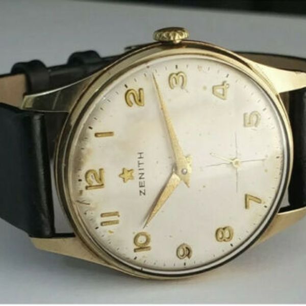 Mens 9ct Gold Zenith Wrist watch 1960 good working order | WatchCharts