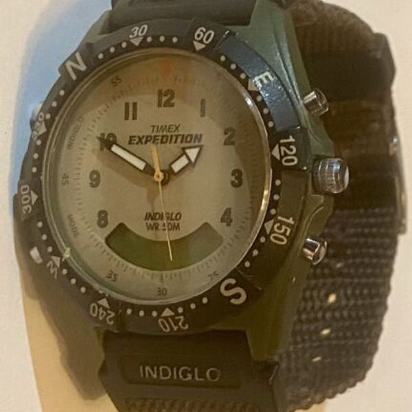 timex expedition indiglo wr 50m Mens Anadigi Watch | WatchCharts Marketplace