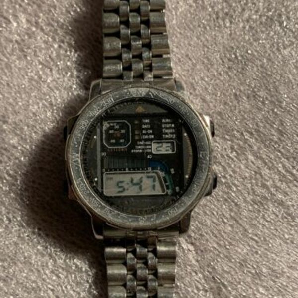 Vintage Citizen Digital Windsurfing Watch D060-086953 TA 42-805604 ...