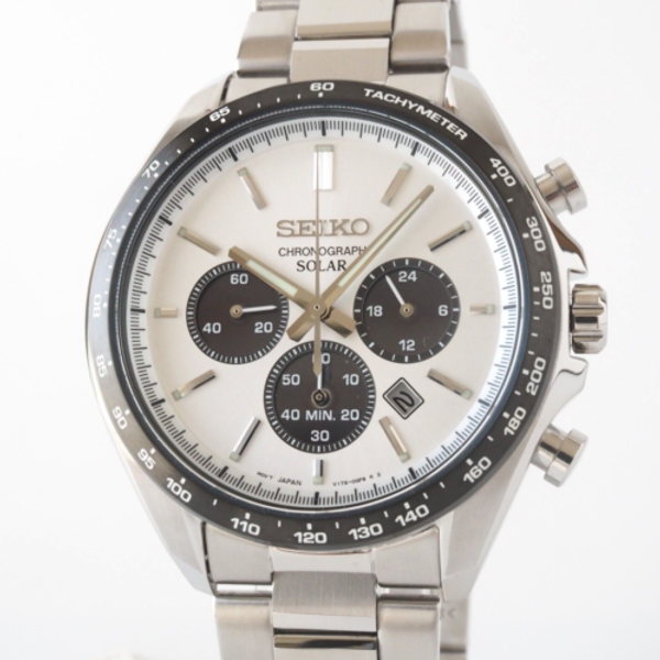 SEIKO SELECTION SBPY165/V175-0FA0 Solar Panda Dial Chronograph Box ...