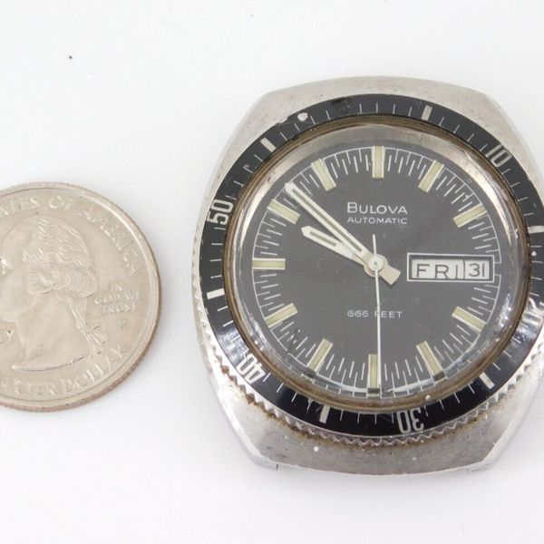 Bulova Automatic N3 Day Date Diver Watch Running | WatchCharts Marketplace