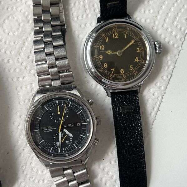 Bundle WW2 Winner Seiko Jumbo Chronograph Vega TaWek Vega Diver Lot ...