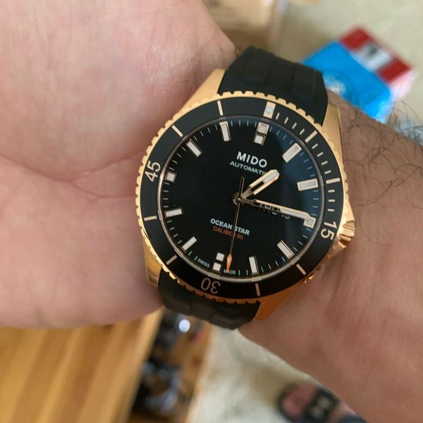 Mido Ocean Star Captain Black Dial Men's Watch M026.430.37.051.00 ...