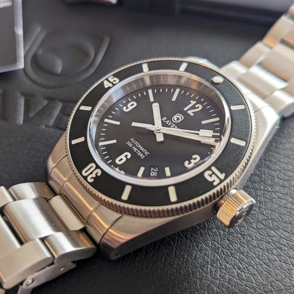 [WTS] Raven Trekker 40mm Black Dial Diver | WatchCharts Marketplace