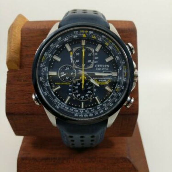 Citizen Eco-Drive World Chronograph Blue Angles H800-S081165 ...