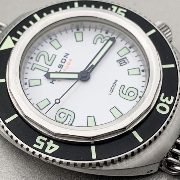 FS: HELSON TORTUGA 1000m Rare white dial. Complete kit | WatchCharts