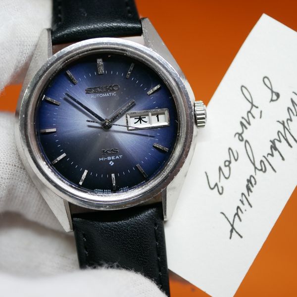 [WTS] Rare King Seiko Automatic Day Date 36mm Blue Gradient Dial 5626-7110 from 1972 For $329 ...