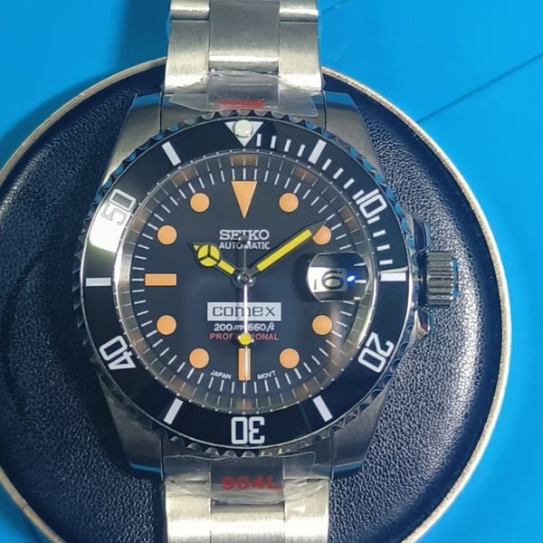 Seiko Mod Vintage "Comex" 40mm V1 NH35 Automatic | WatchCharts Marketplace