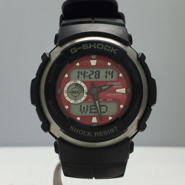 [Used] CASIO Quartz watch, G-SHOCK / Digiana / Rubber / RED / BLK / G ...