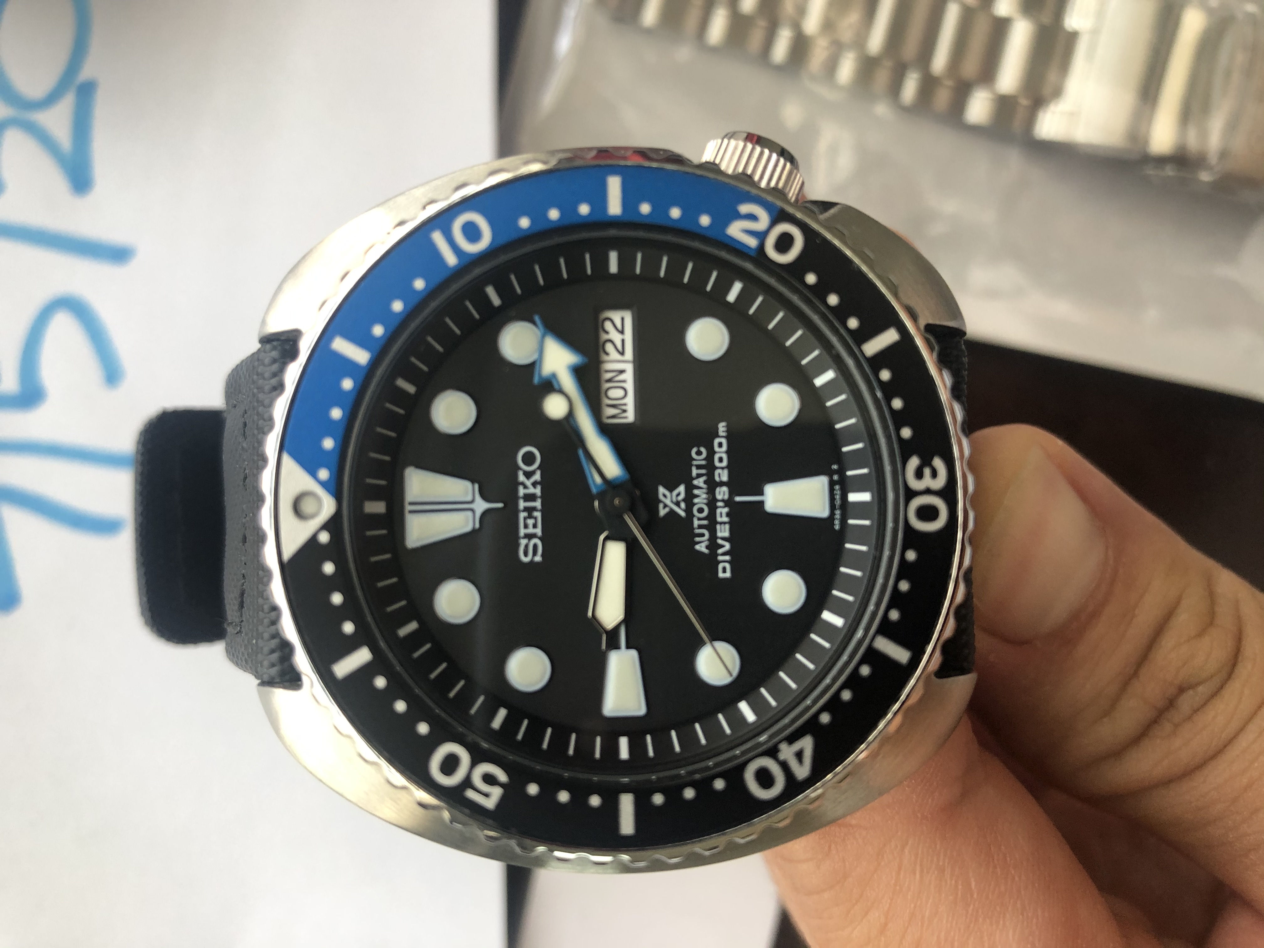 [WTS] Seiko Turtle Batman SRP787 Worn Twice | WatchCharts