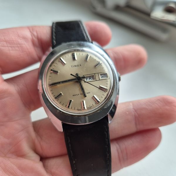 Rare Vintage 1985 Timex Day Date Mechanical Great Britain | WatchCharts ...
