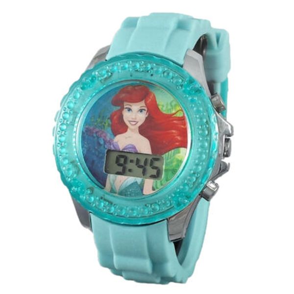 Disney Princess The Little Mermaid Ariel Watch Flashing LCD Kids ...