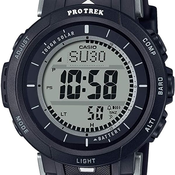 Casio Watch Protrek Solar PRG-30-1JF Men's Black | WatchCharts Marketplace