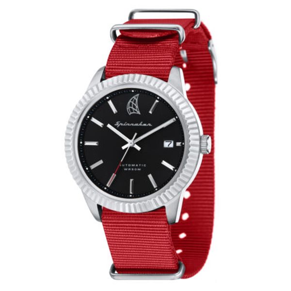 Spinnaker Men's SP-5048-01 40mm Black Dial Nylon Watch | WatchCharts