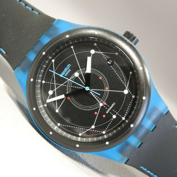 NEW Swatch SISTEM 51 Mechanical Watch SISTEM BLUE SUTS401 Automatic ...