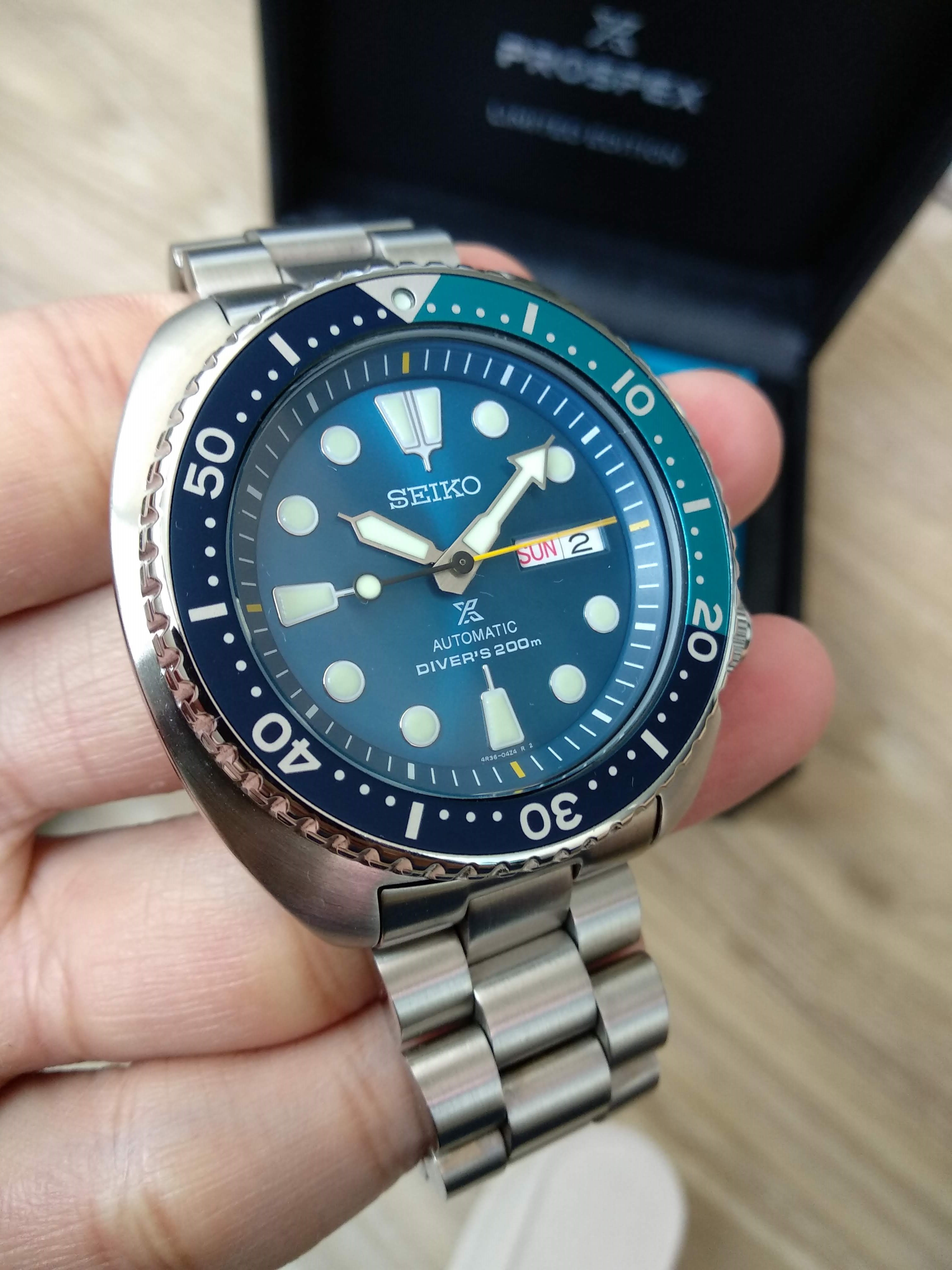 FS: Seiko Blue Lagoon Turtle with extra UncleSeiko Bracelet | WatchCharts