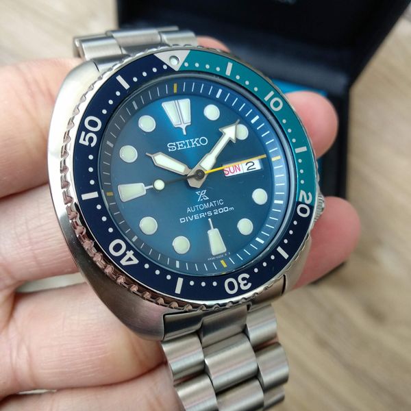 FS: Seiko Blue Lagoon Turtle with extra UncleSeiko Bracelet ...