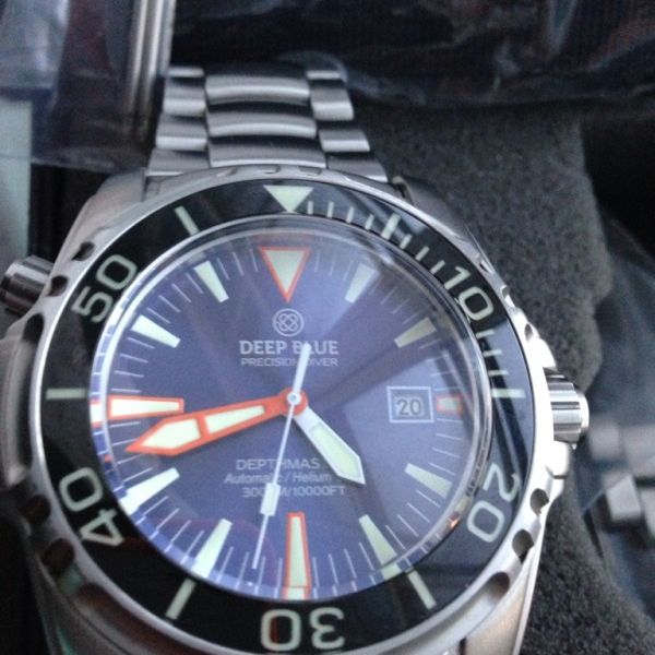 FS: DeepBlue DepthMaster 3000 with BLUE Dial | WatchCharts Marketplace
