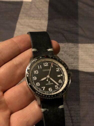 Rare Seiko SRPB61K1 Prospex Automatic Pilot Watch SKY Navitimer 44mm ...