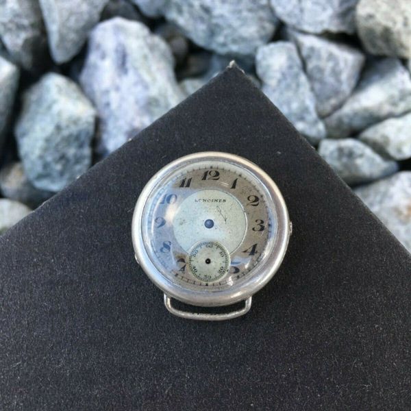 Longines wire lug trench watch silver | WatchCharts