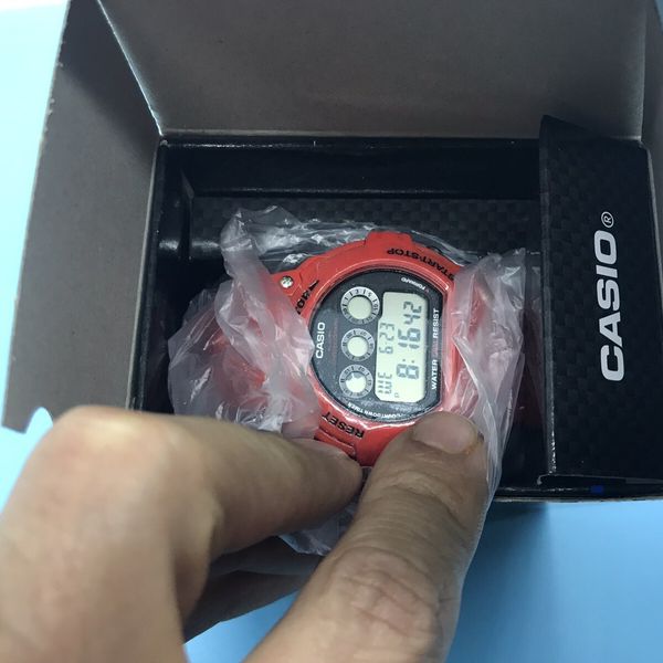 Rare Red Casio Watch MP-PCGM1-6 Men's Digital Watch Vibration Watch ...