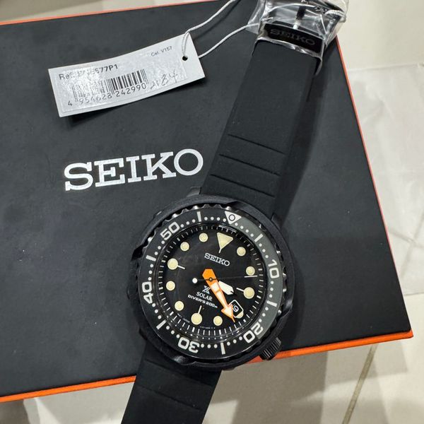 Seiko Prospex Black Series Limited Edition Tuna SNE577P1 Solar ...