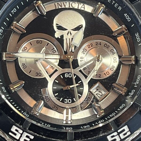 Marvel Invicta Limited Edition Punisher Watch #2697/4000 WR 100M New ...