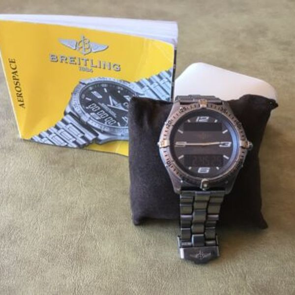 Breitling Aerospace Titanium Quartz Battery Watch. | WatchCharts ...