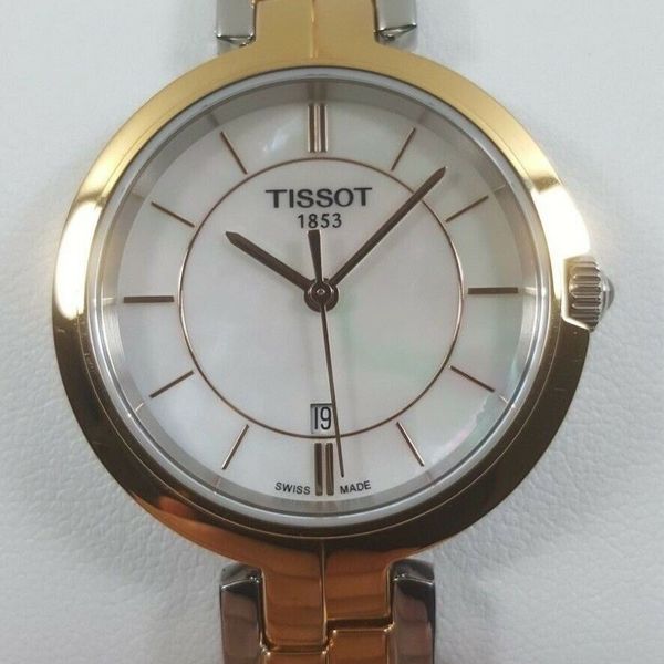 Tissot Flamingo Mother of Pearl Dial Ladies Watch T094210A | WatchCharts