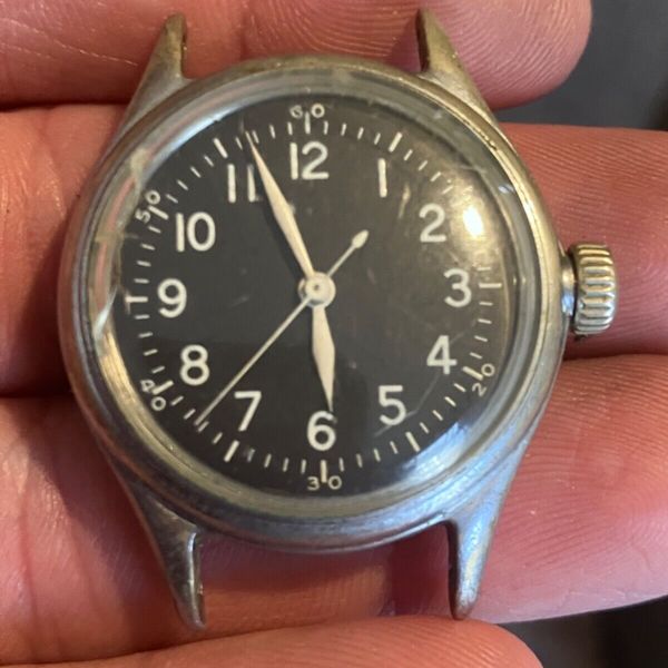 1945 WW2 Bulova A-11 US Aviator Watch All Original Gorgeous Movement ...