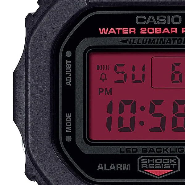 CASIO G-SHOCK DW-5600BBR-1JF BLACK AND BOLD RED Japan Domestic 2025 New ...