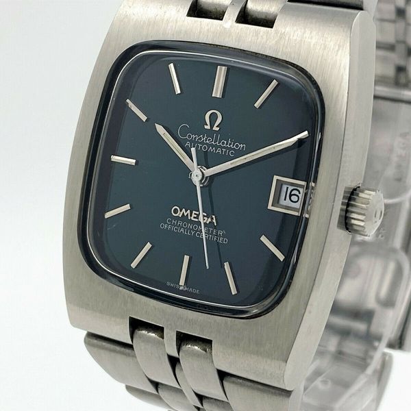 OMEGA Constellation Chronometer TV Shape Cal. 1012 Green Spider Dial (SO548) | WatchCharts ...