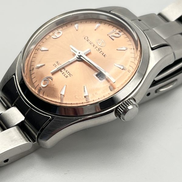 Orient Star Explorer NROR-Q0 Salmon Dial JDM Watch | WatchCharts ...
