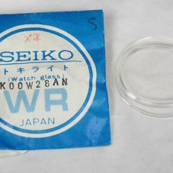 Original Seiko Watch Glass Crystal 340W18GN Vintage Unused 33mm ...