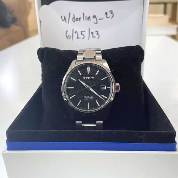 [WTS] Seiko Presage Sharp Edged Series SPB203 Black Dial -- $800 ...
