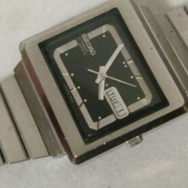 Vintage men's Seiko Square Automatic 6309-5030 Day/Date Rare.read ...