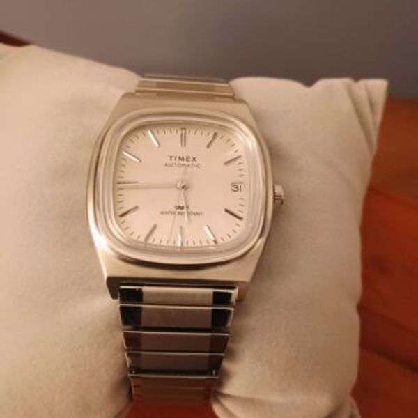 Timex Automatic 1983 E-Line Reissue 34mm with Expansion band Watch ...