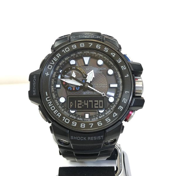 G-SHOCK CASIO Casio watch GWN-1000B-1AJF Gulf master GULFMASTER triple ...