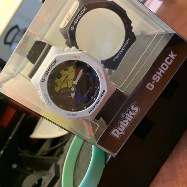 [$165 USD] [WTS] Casio G-Shock x Rubik's Cube Limited Edition GAE2100RC ...