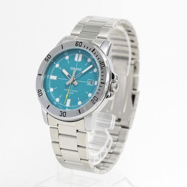 CASIO MTP-VD01D-3E2 MTP-VD01 MTP-VD01D-3E2V Quartz Analog Blue ...