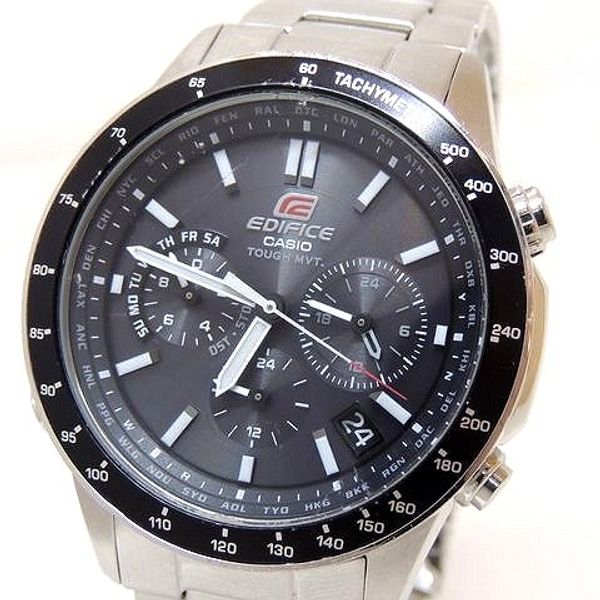 Casio Edifice EDIFICE watch EQW-550 radio wave solar multi-band 6 ...
