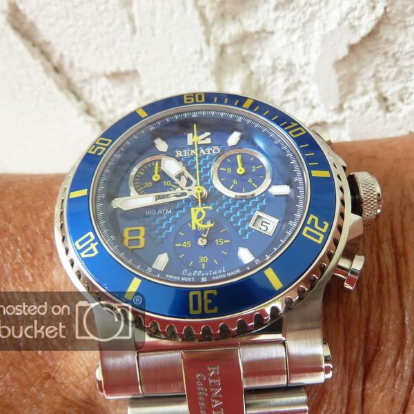 SOLD FSO: RENATO BEAST DIVER L.E. BLUE/YELLOW | WatchCharts Marketplace