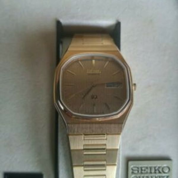 Men's Stainless Steel Seiko Quartz Wrist Watch 6923-5269 Works, New With Box | WatchCharts