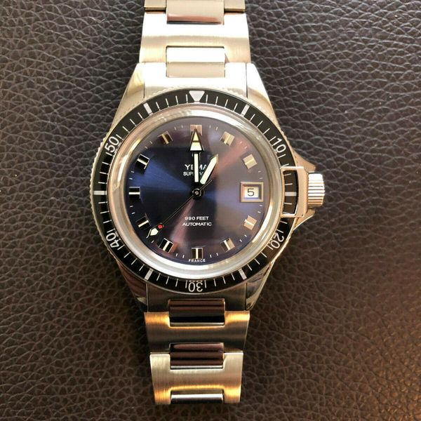 Yema Superman Heritage Blue, Automatic Watch 39MM, Sapphire, Swiss ...