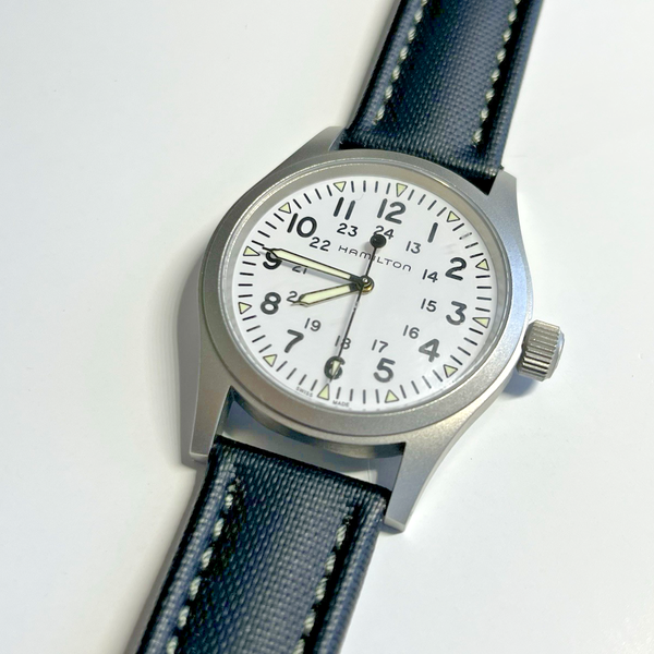 Hamilton Khaki Field Mechanical White Dial Men's Watch H69439910 - New ...