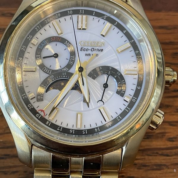 Citizen Eco-Drive Calibre 8651 Menâ s Moon Phase Watch AP1021-54L ...