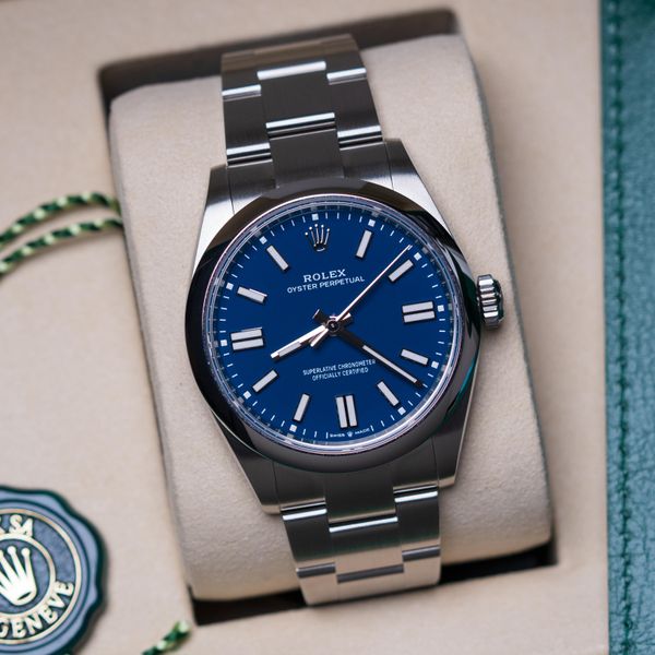 [WTS] NEW RELEASE Rolex OP41 134300 MED BLUE Dial, June 2025 COMPLETE ...
