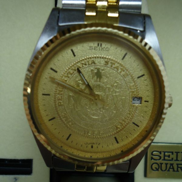 Men's PENN STATE UNIVERSITY Watch by SEIKO New Old Stock - VERY NICE ...
