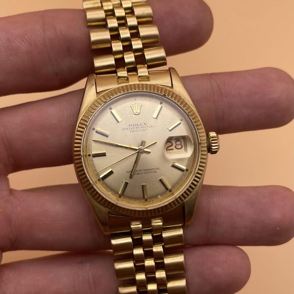 [WTS] Rolex DateJust 6605 18KT Collectors Set | WatchCharts Marketplace